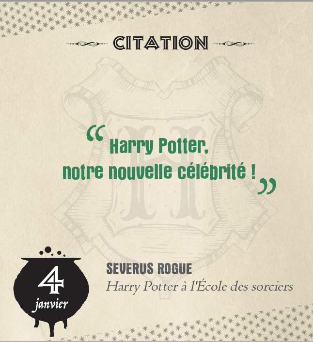 Mini calendrier - 365 jours avec Harry Potter - Playbac