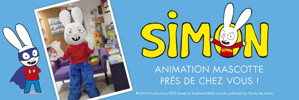Mascotte Simon en tournée dans toute la France - Playbac