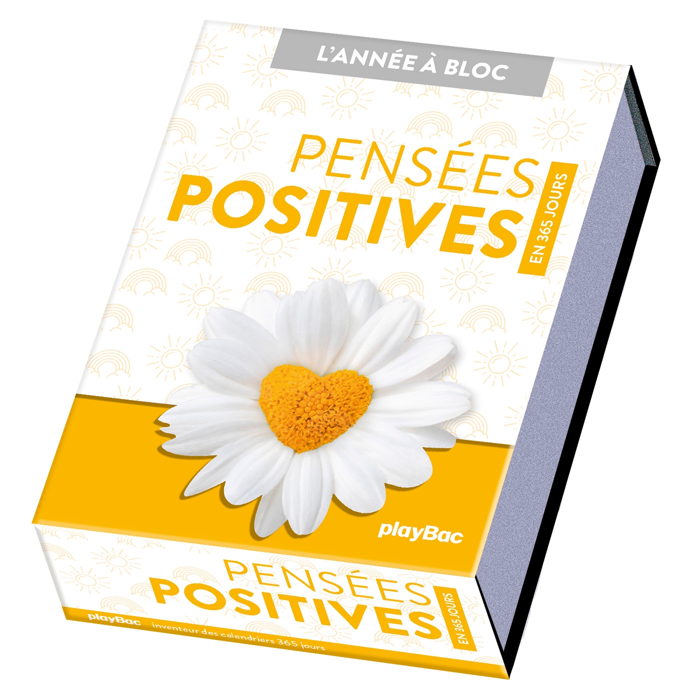 Calendrier Pensées positives en 365 jours - L'Année à Bloc - Playbac