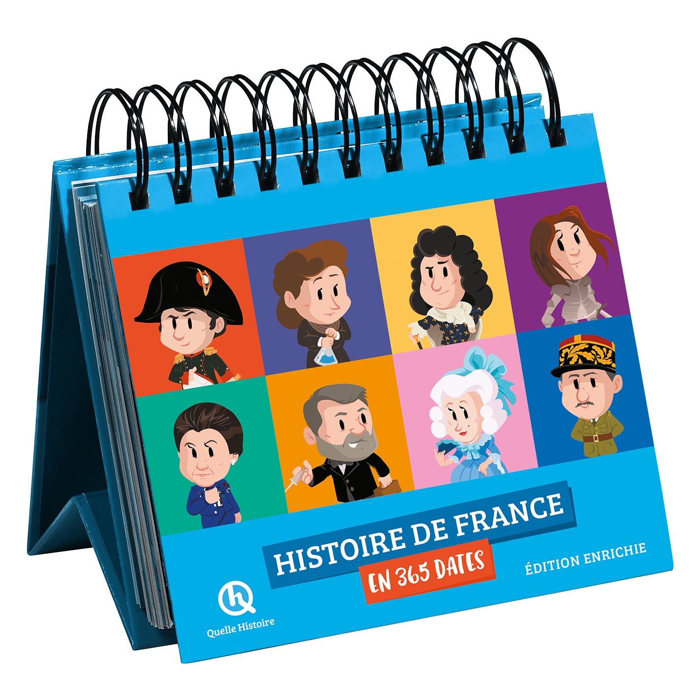 Calendrier Quelle histoire ! 365 personnages de l'histoire de France ...