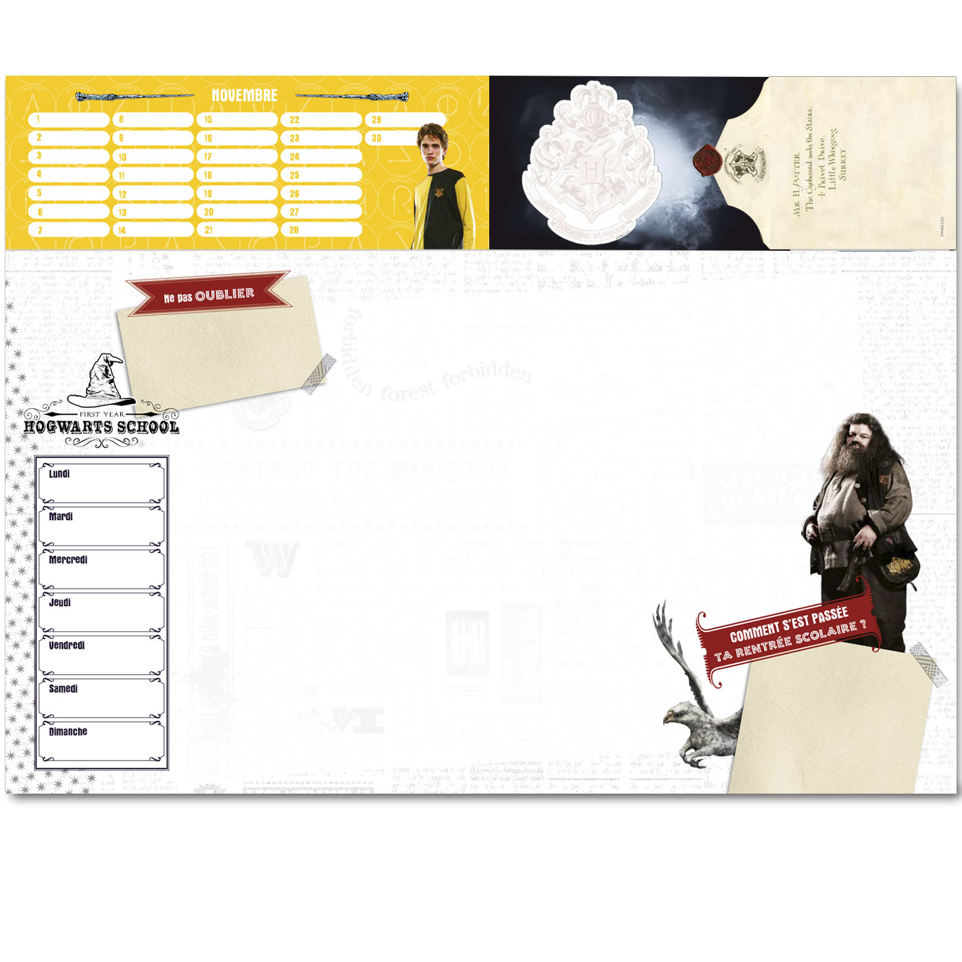 Harry Potter Mon set de bureau - Playbac