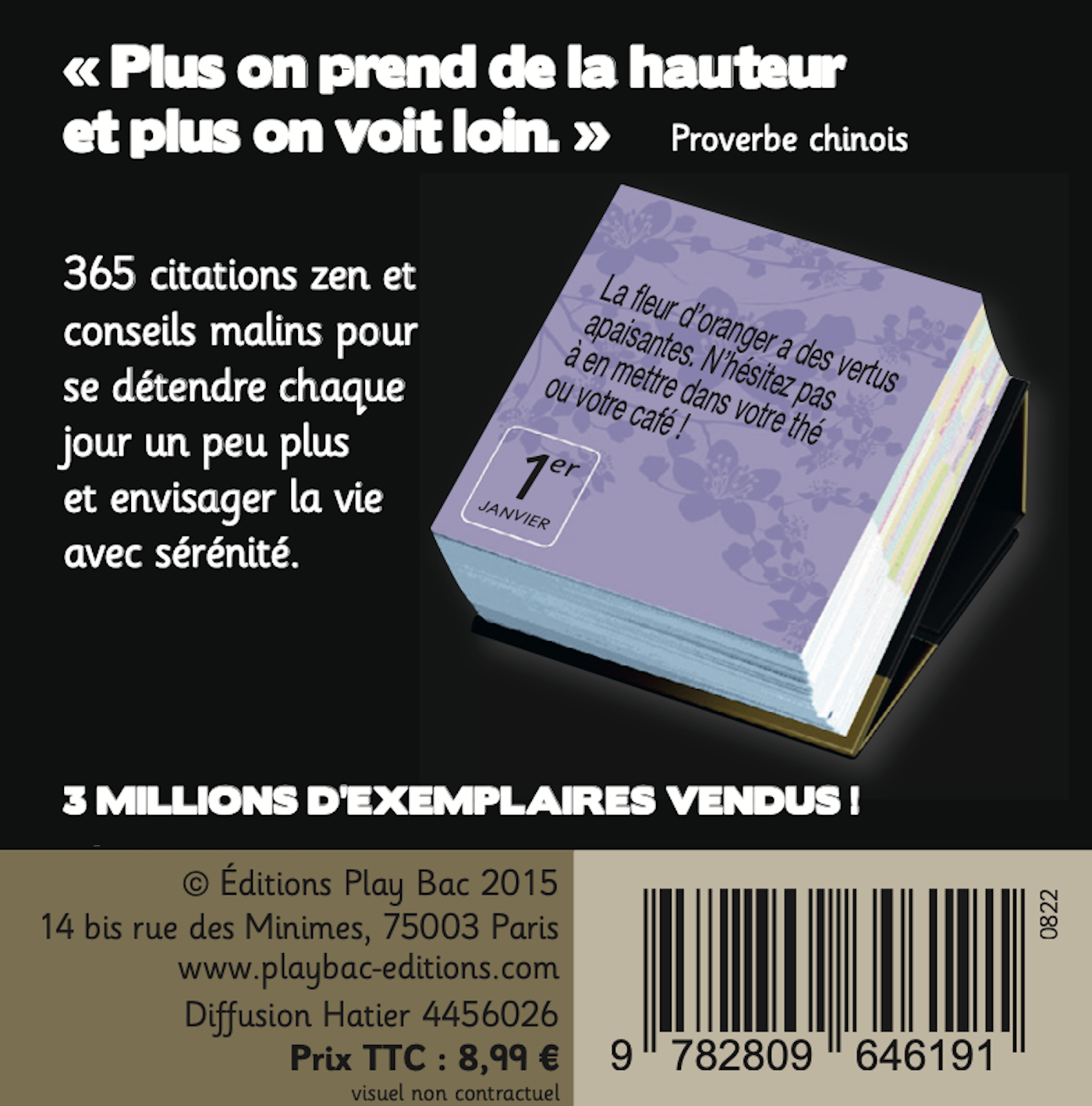 Mini calendrier - 365 jours zen - Playbac