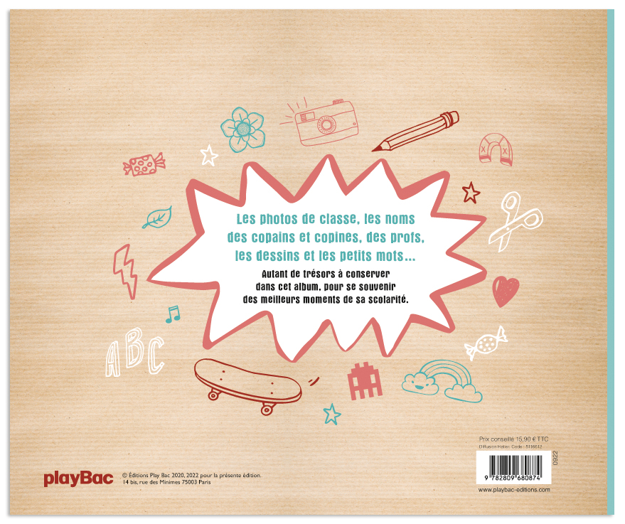 Mon album photos de classe - De la maternelle au lycée - Nouvelle ...